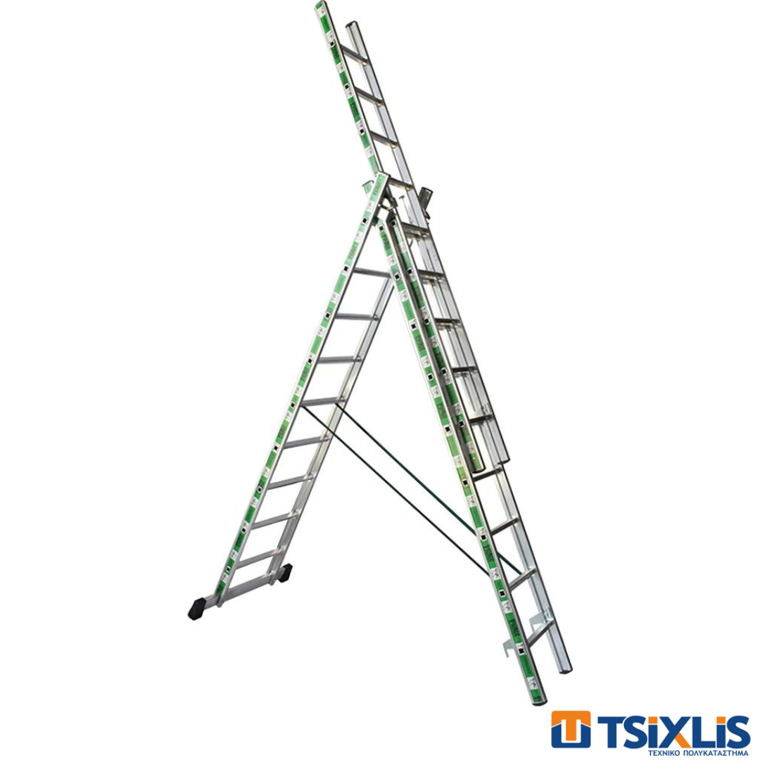 Σκάλα Αλουμινίου Επαγγελματική 2,25Μ x 5,35M & 3X8 Σκαλοπάτια Pankoskal ...